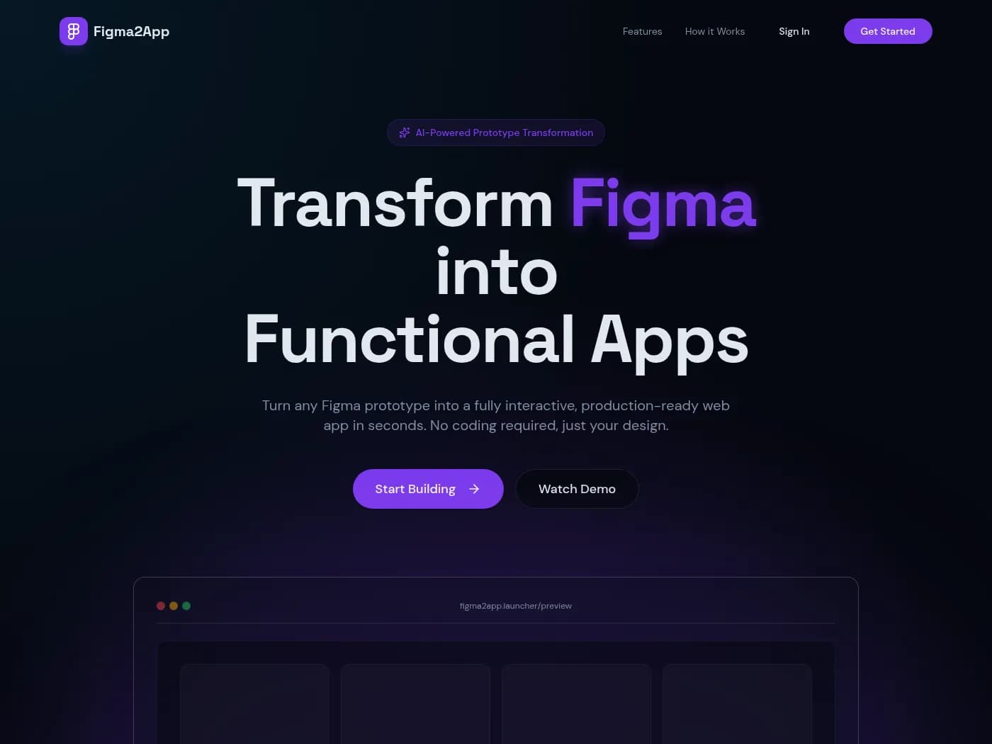 Figma2App Launcher
