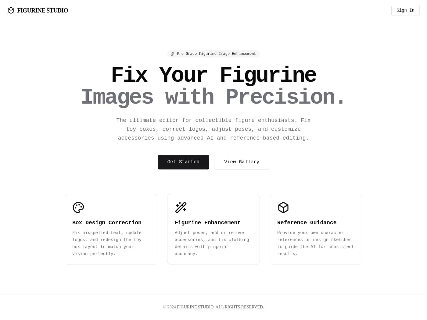 Figurine Image Studio