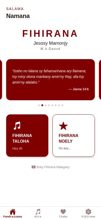 FIHIRANA Jesosy App