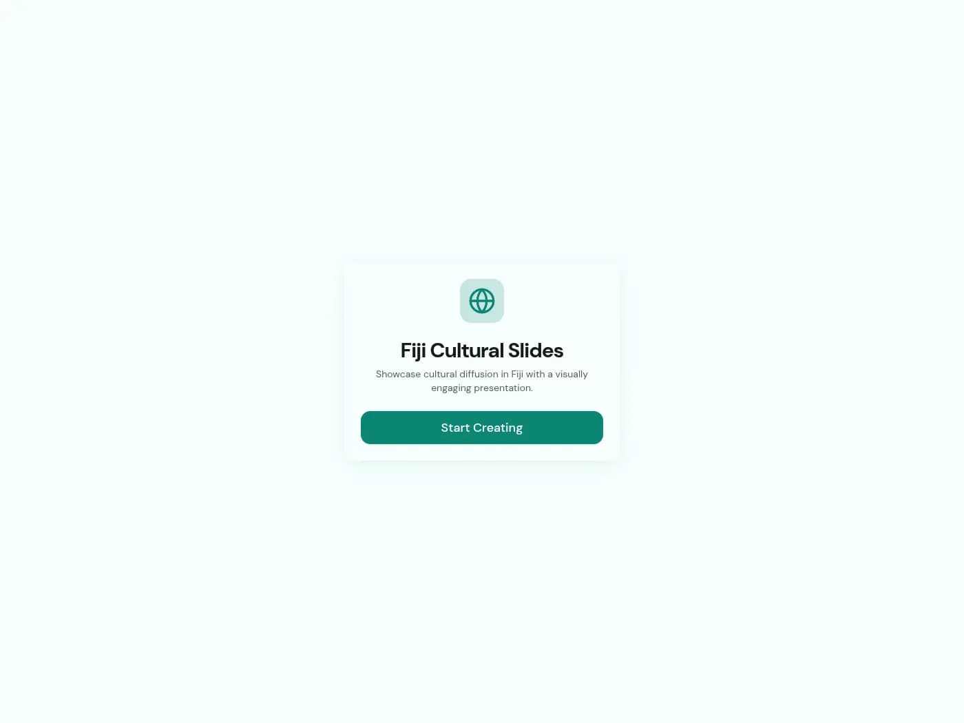 Fiji Cultural Diffusion Slides