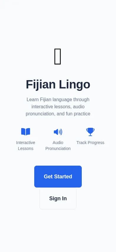 Fijian Lingo App