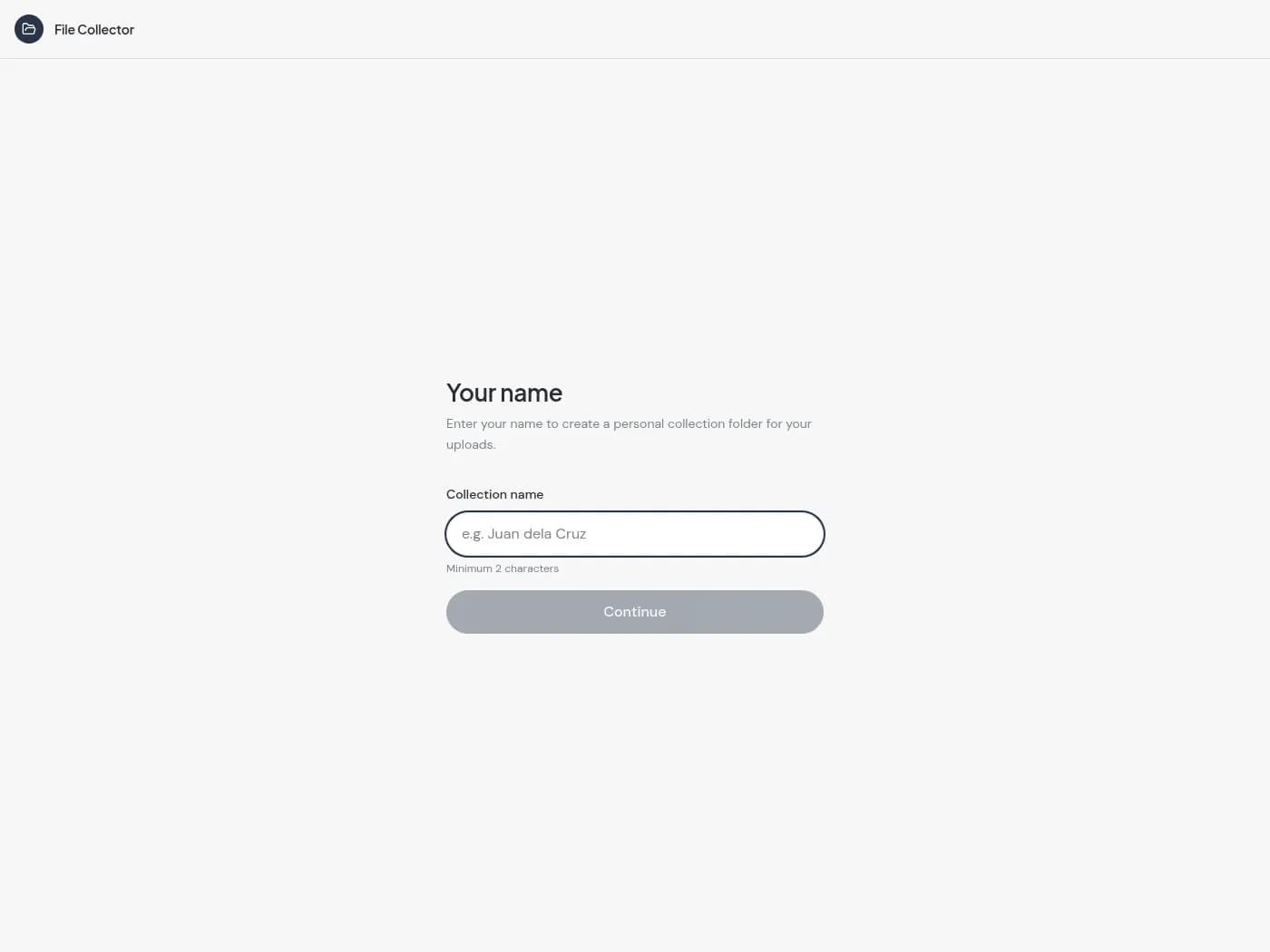 File Collector Mobile