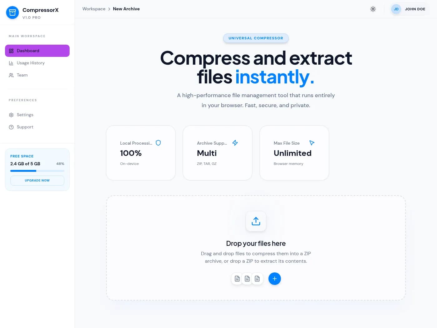 Universal File Compressor