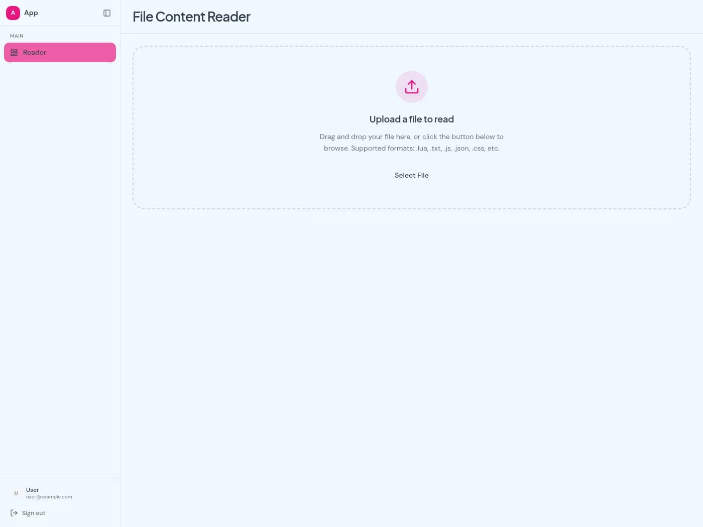 File Content Reader