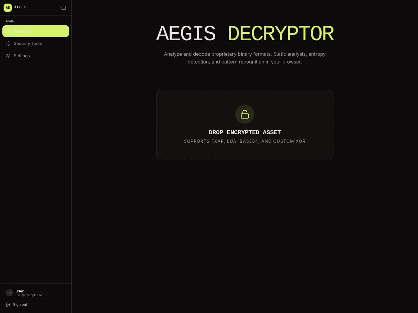 File Decryptor Tool