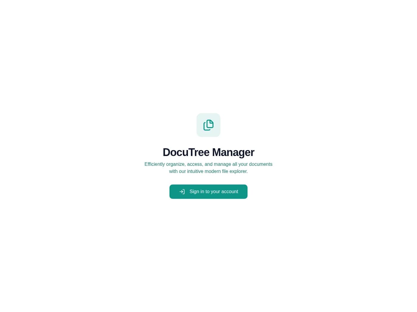 DocuTree Manager