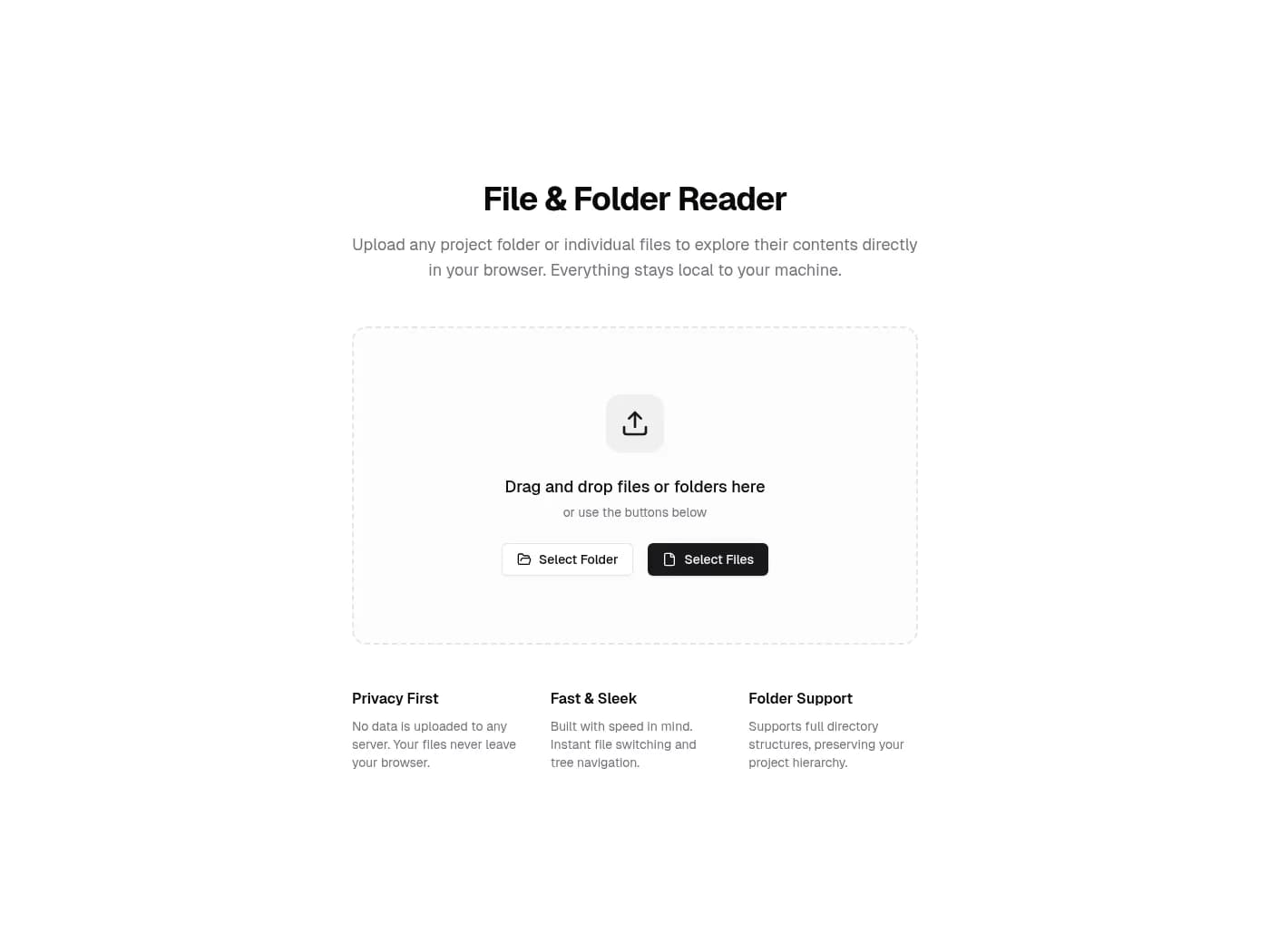 File & Folder Reader