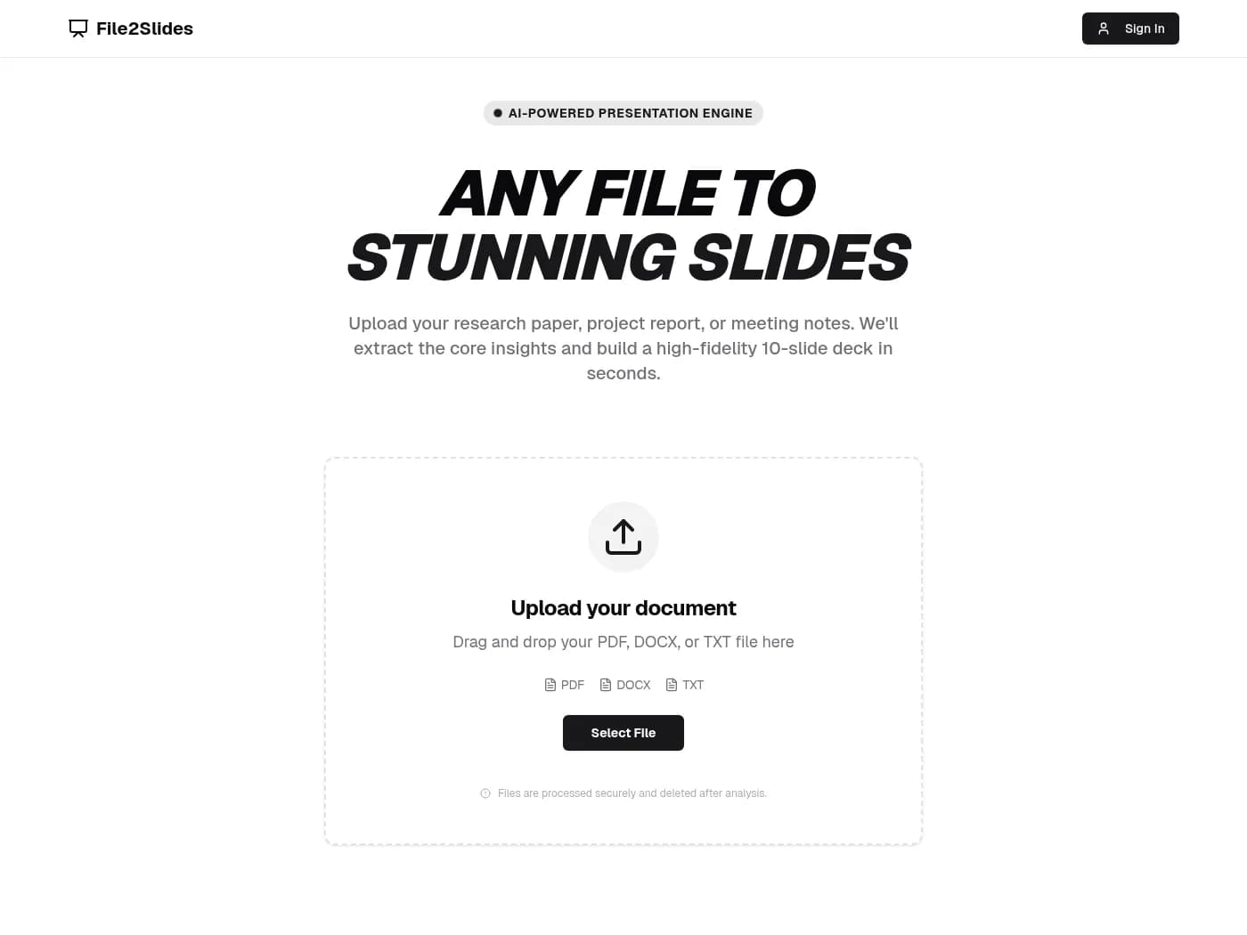 File2Slides