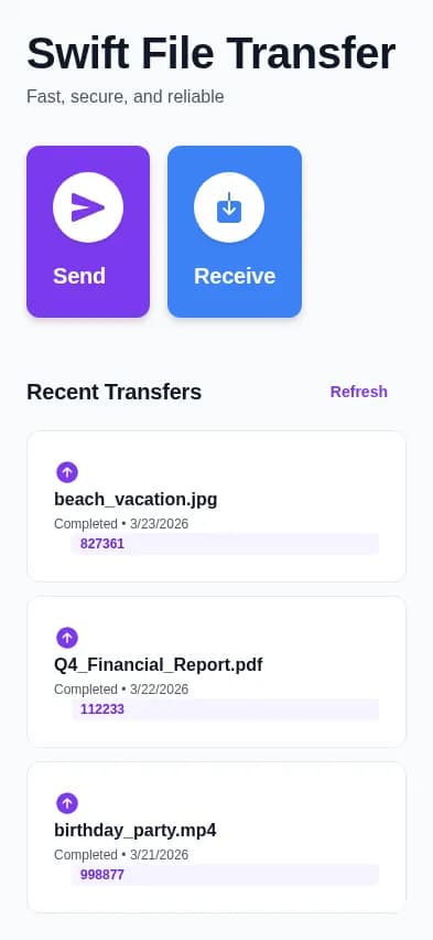 Swift File Transfer