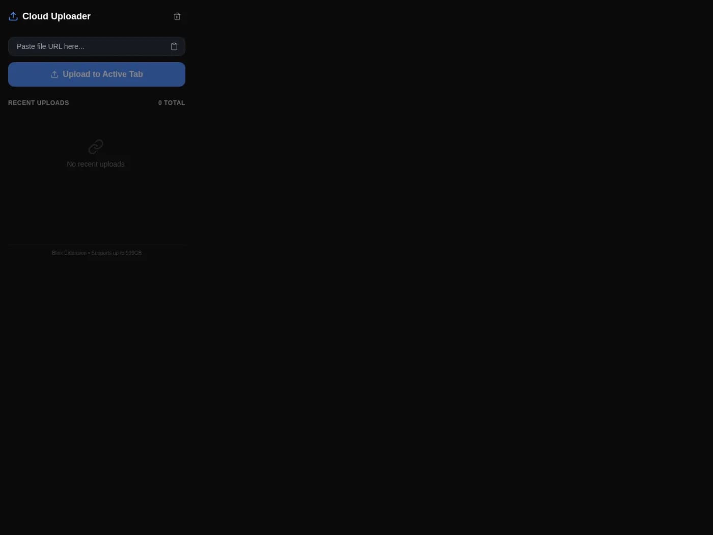 Clipboard File Upload Extension