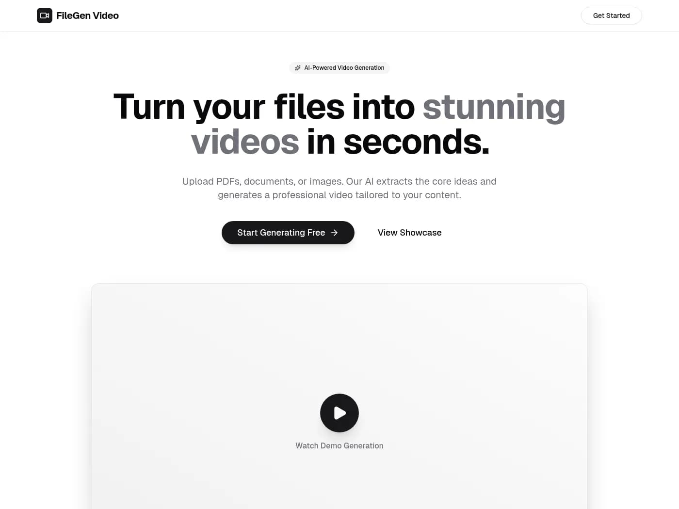 File-Based Video Generator
