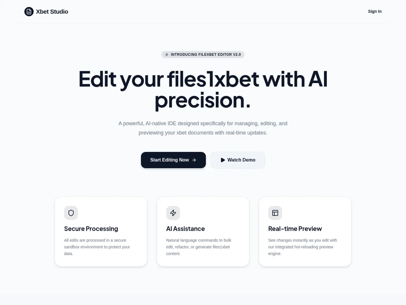 FileXbet Editor