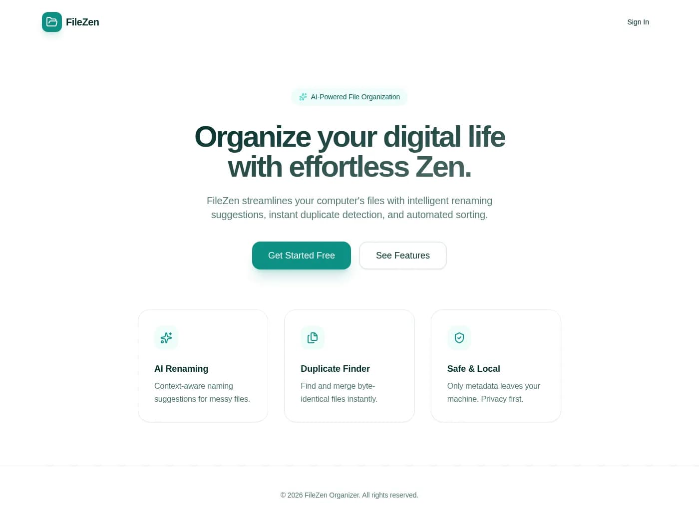 FileZen Organizer