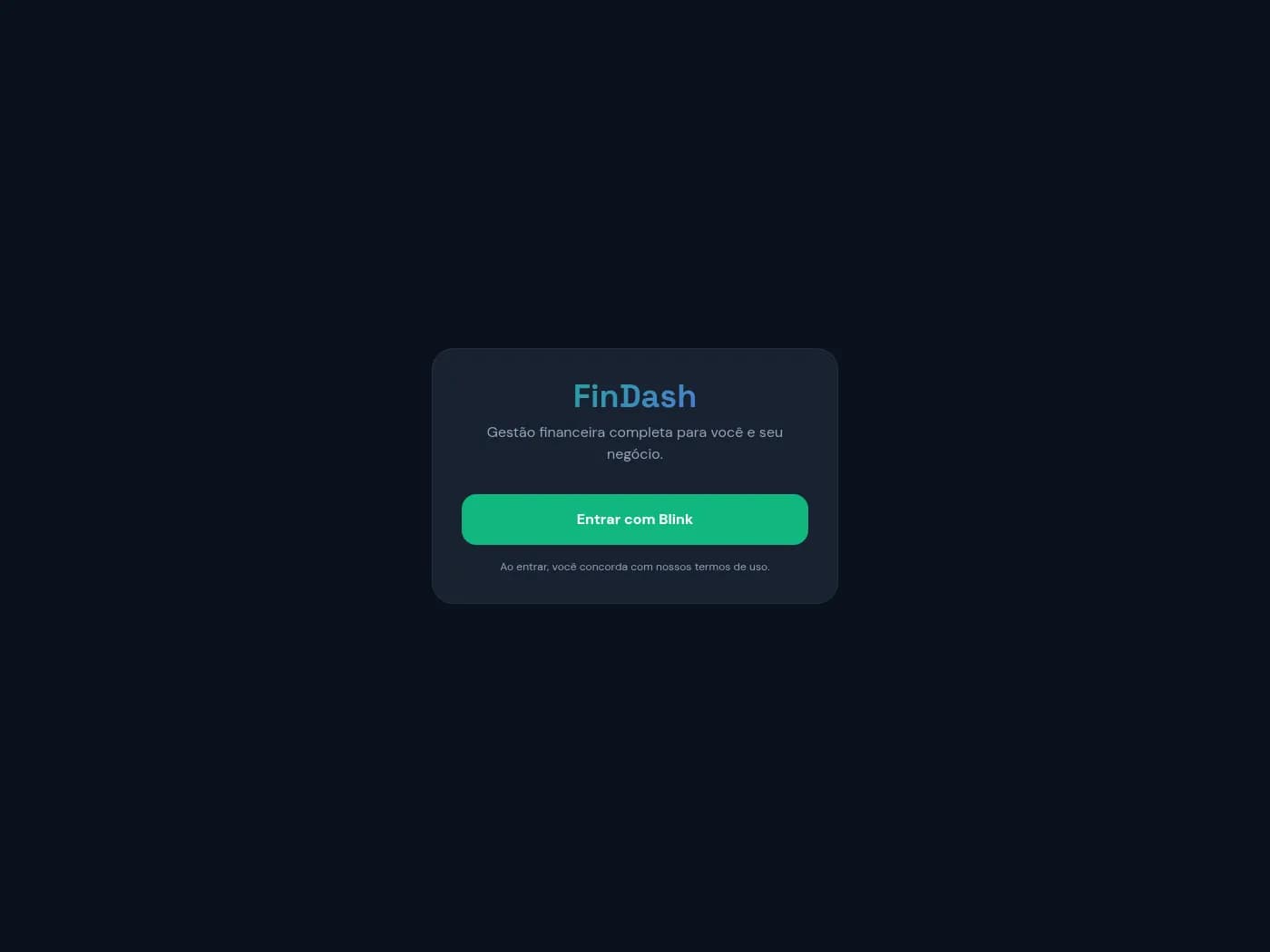 FinDash Simplificado