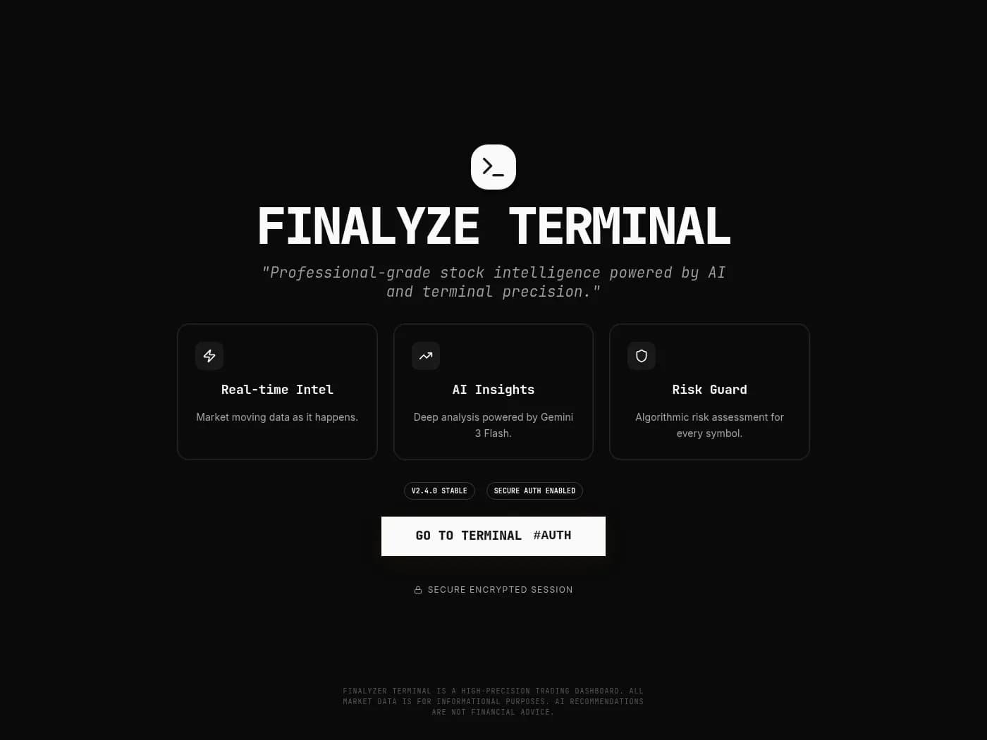 Finalyze Terminal