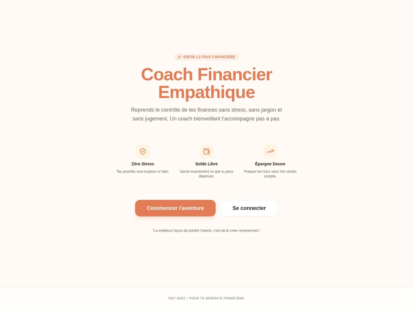 Empathic Finance Coach