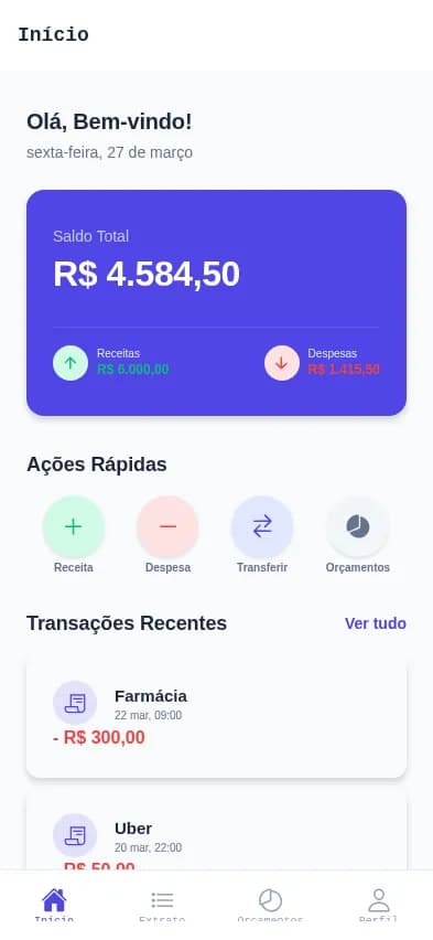 FinanceControl App