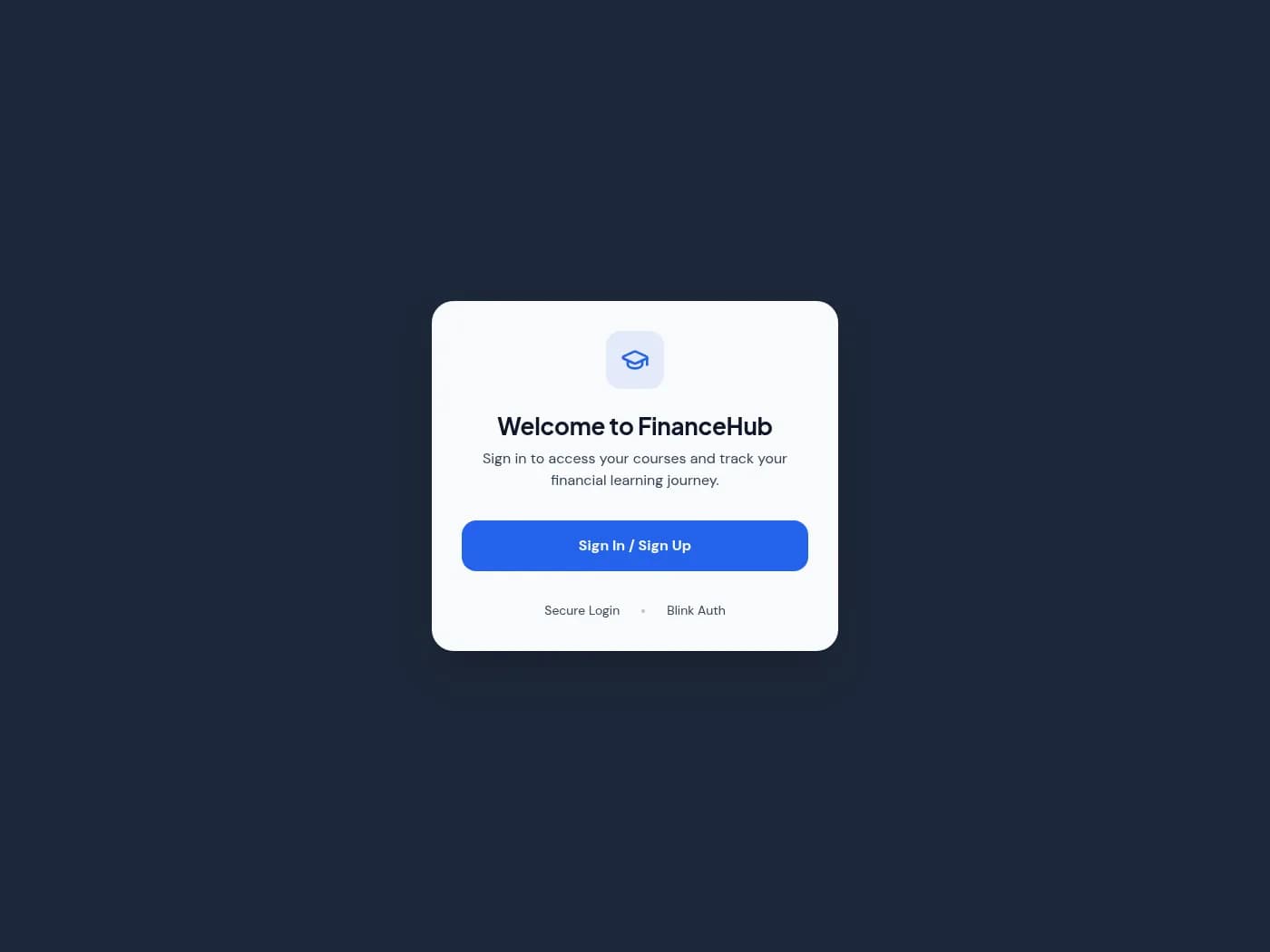 Finance Course Hub