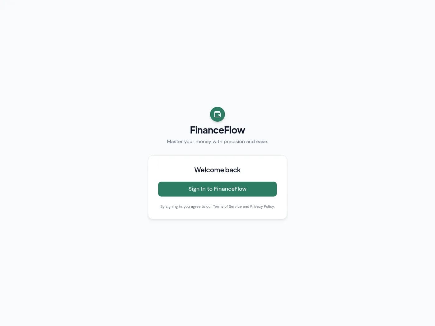 FinanceFlow Dashboard
