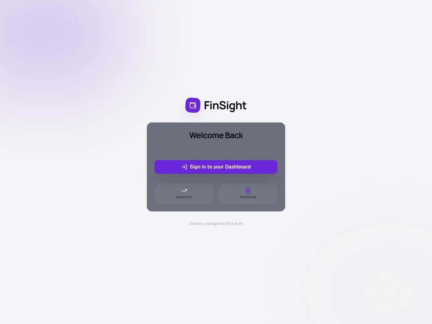 FinSight Dashboard