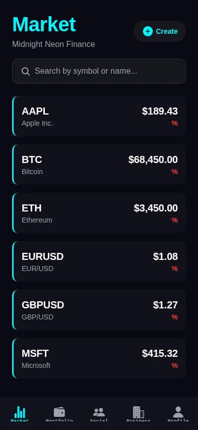 Finance Game Arena