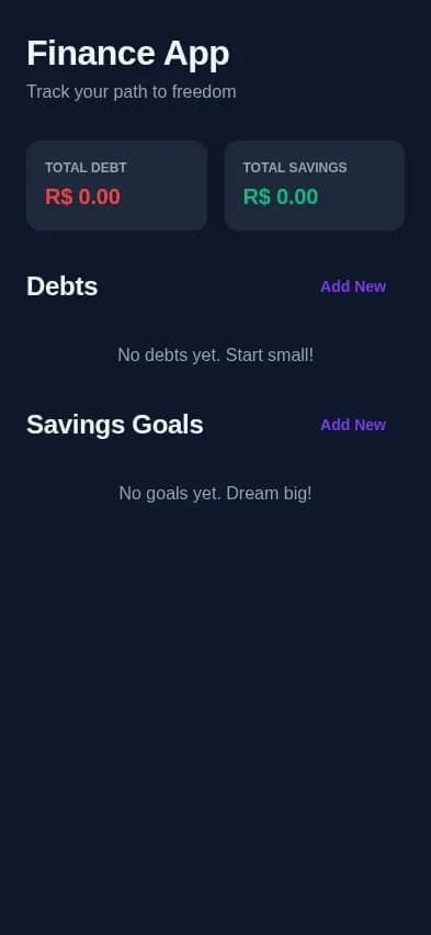 Finance Goal Tracker