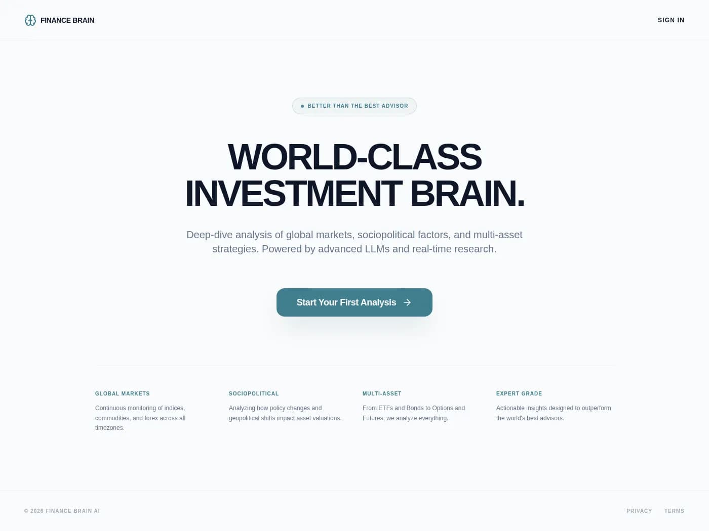 Finance Brain LLM