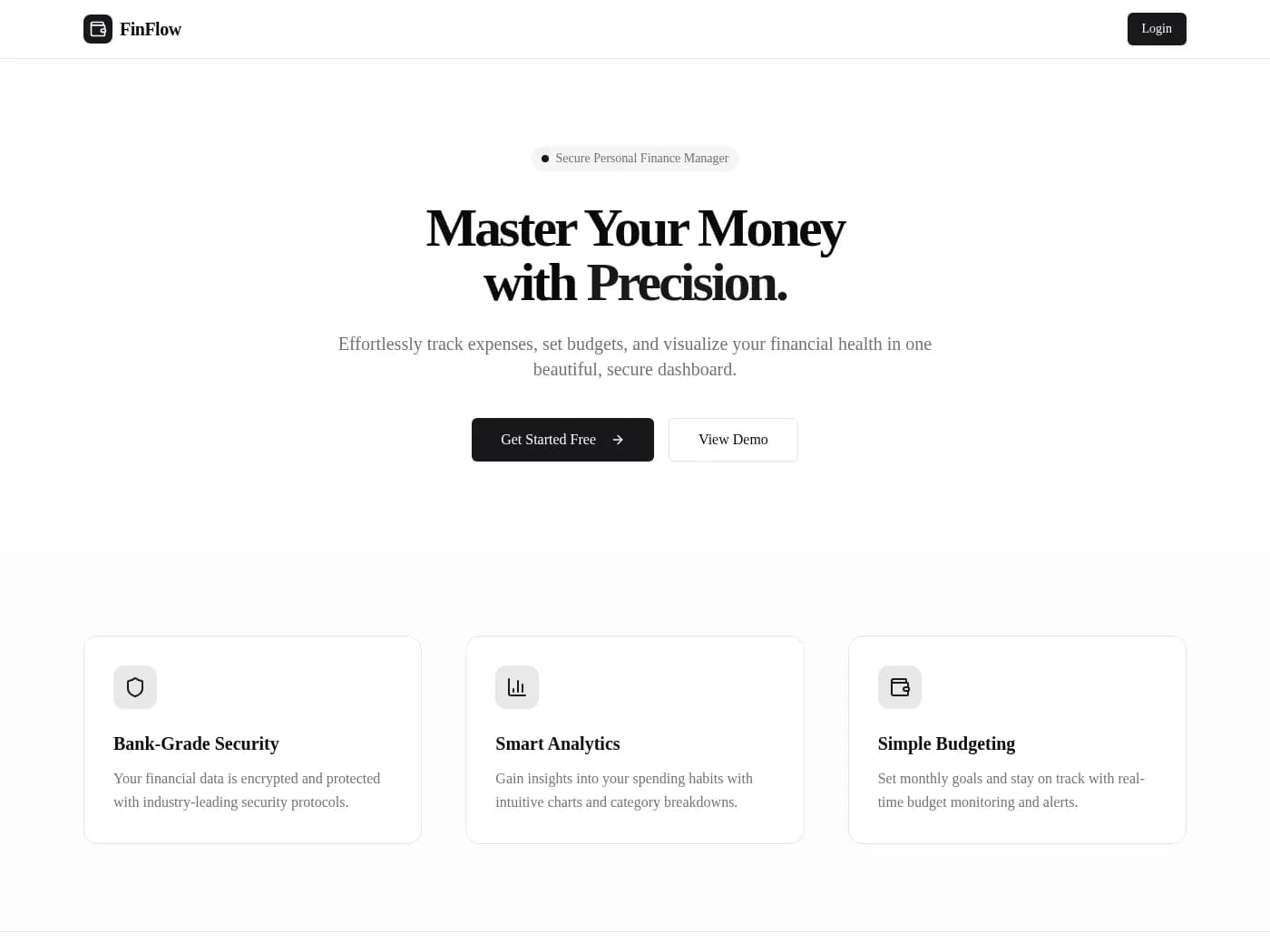 Finance Manager App