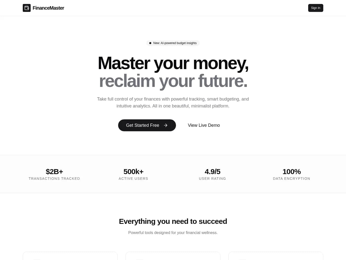 FinanceMaster
