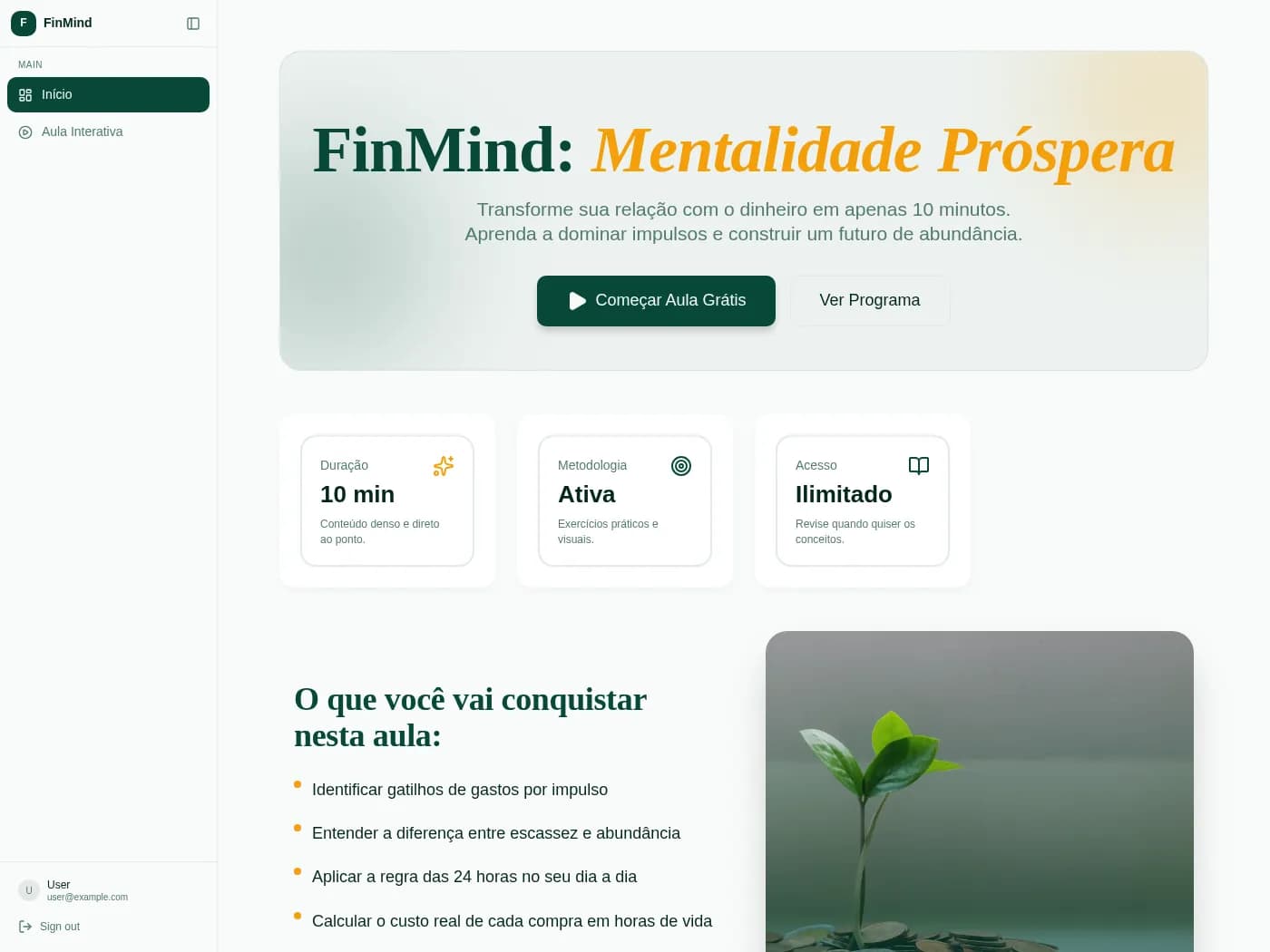 Mindset Finance Video Class