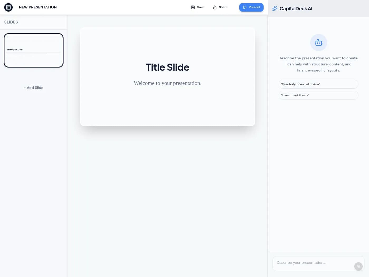 Finance Slide Templates