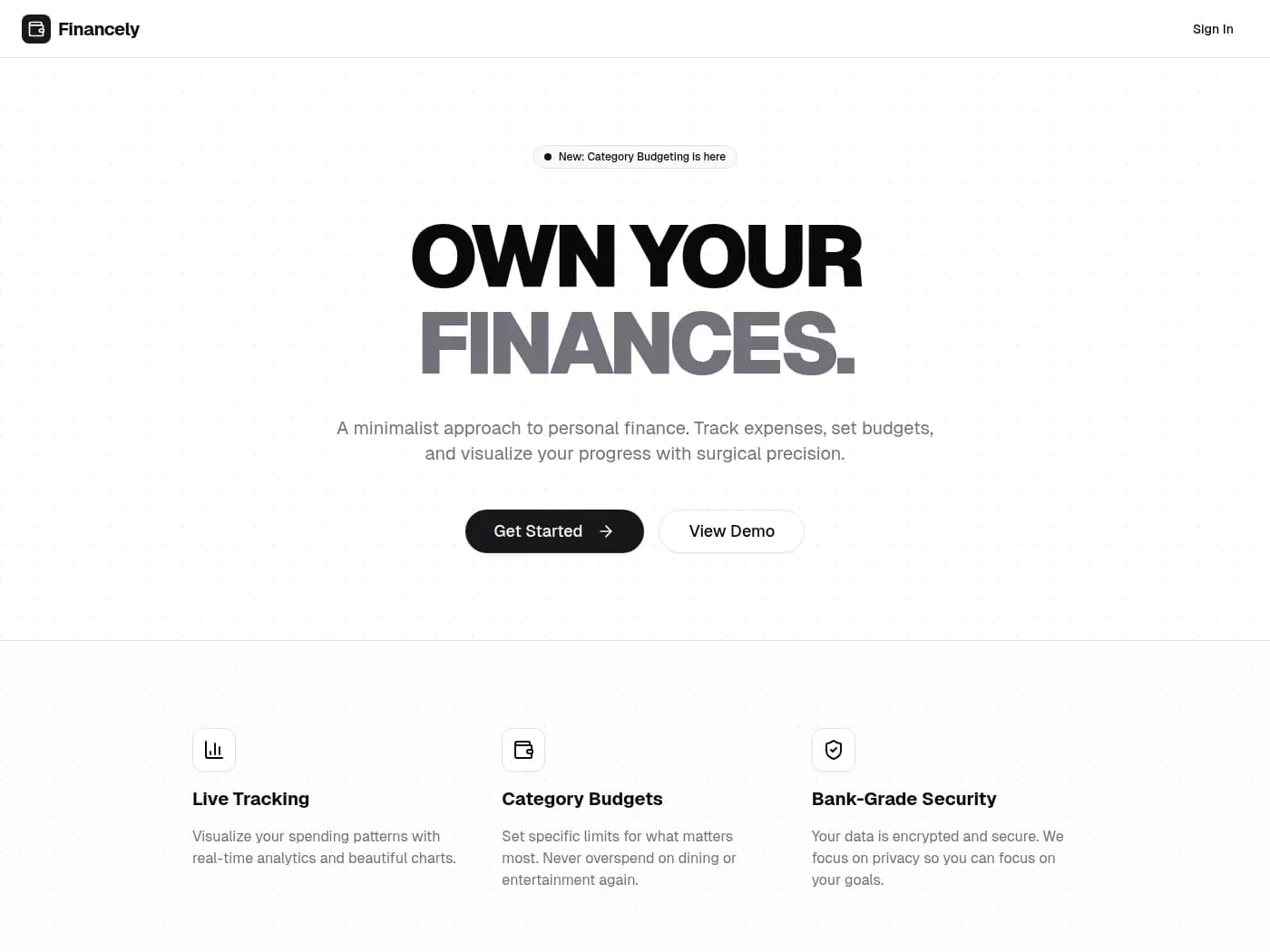 Personal Finance SaaS