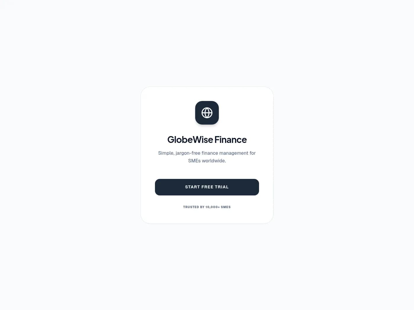 GlobeWise Finance Portal