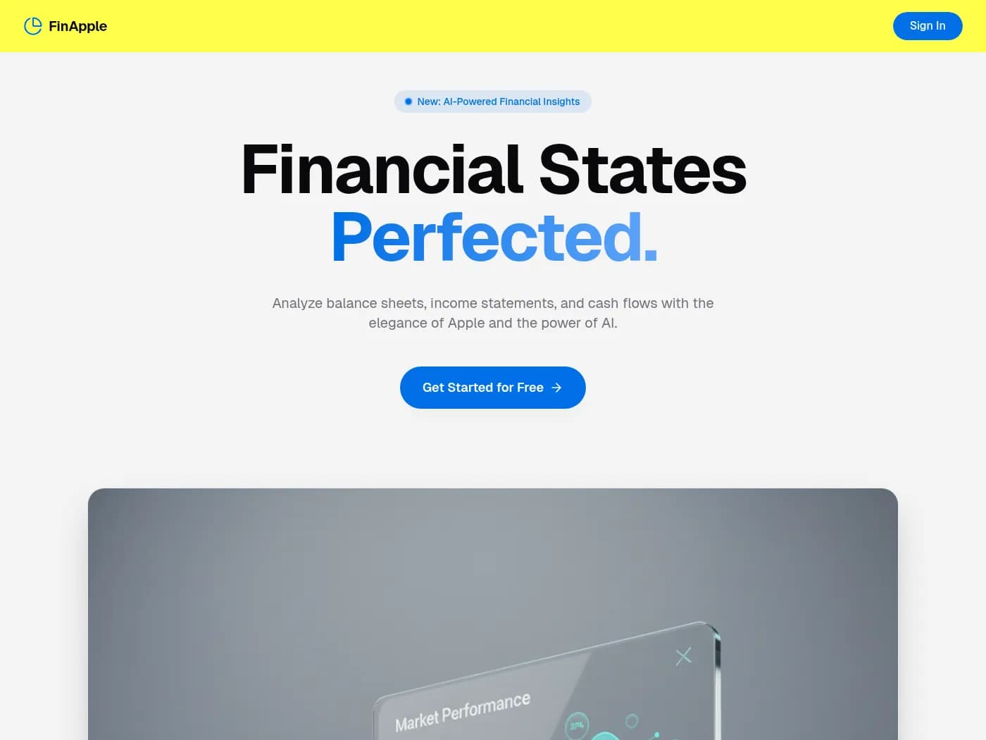 Financial States Dashboard