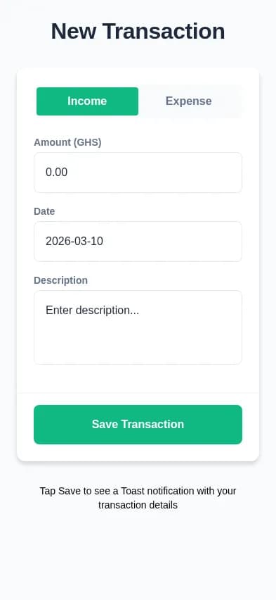 Finance Toast Notifier