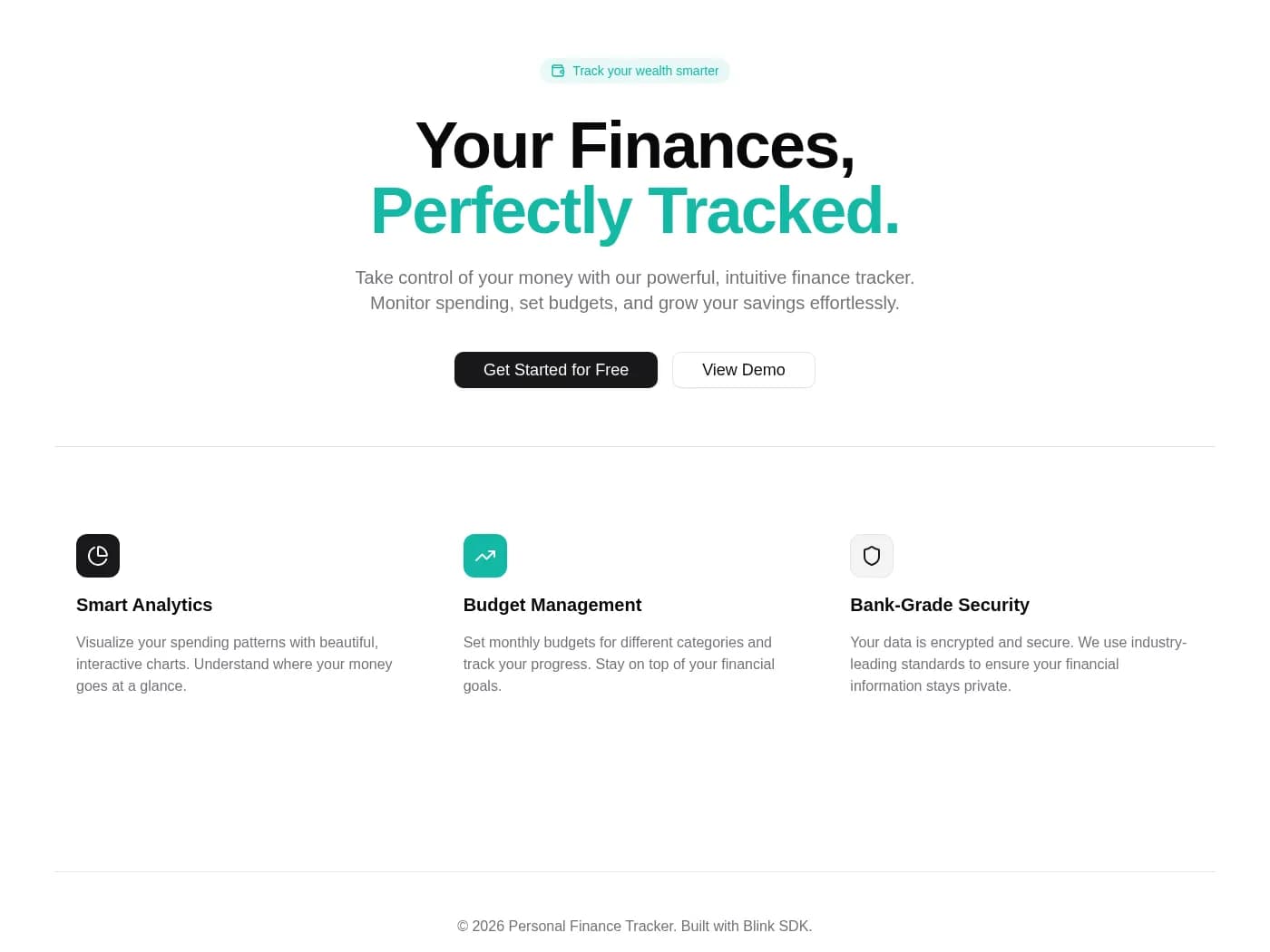 Personal Finance Tracker