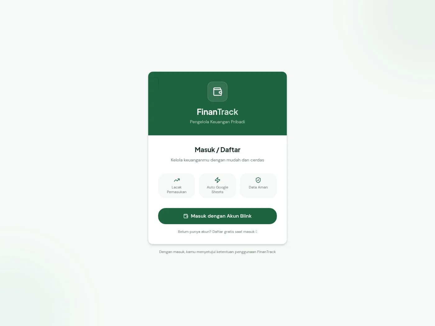 Financial Tracker Web