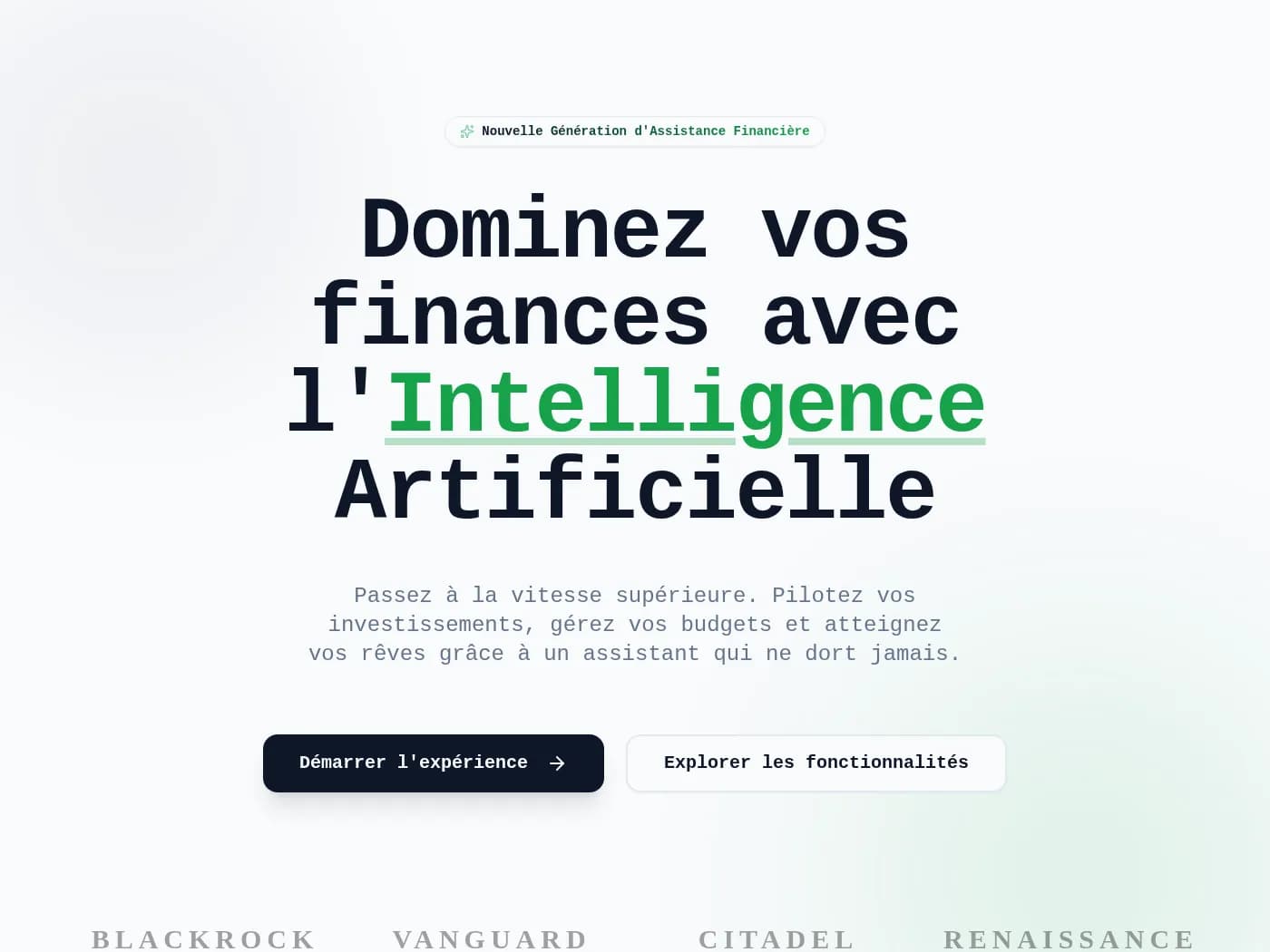 FinanceAI Assistant