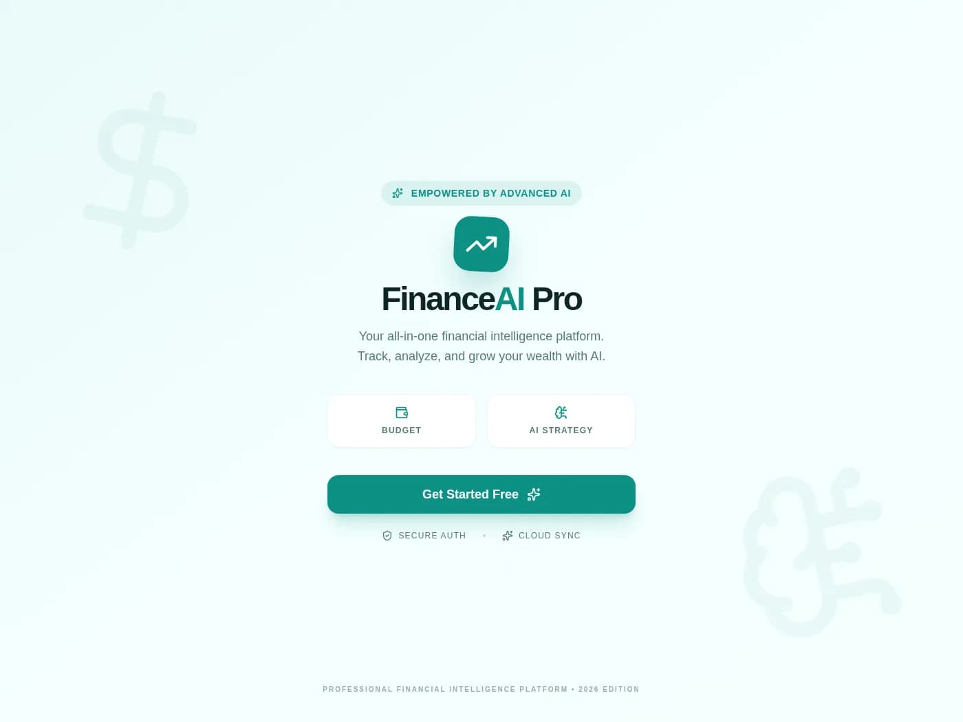 FinanceAI Pro