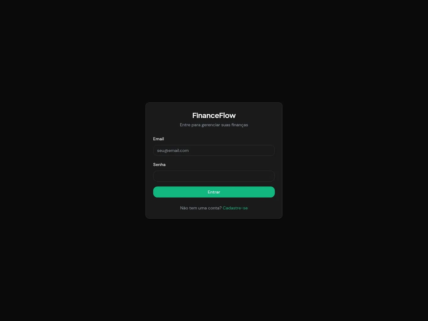 FinanceFlow Personal Finance Suite