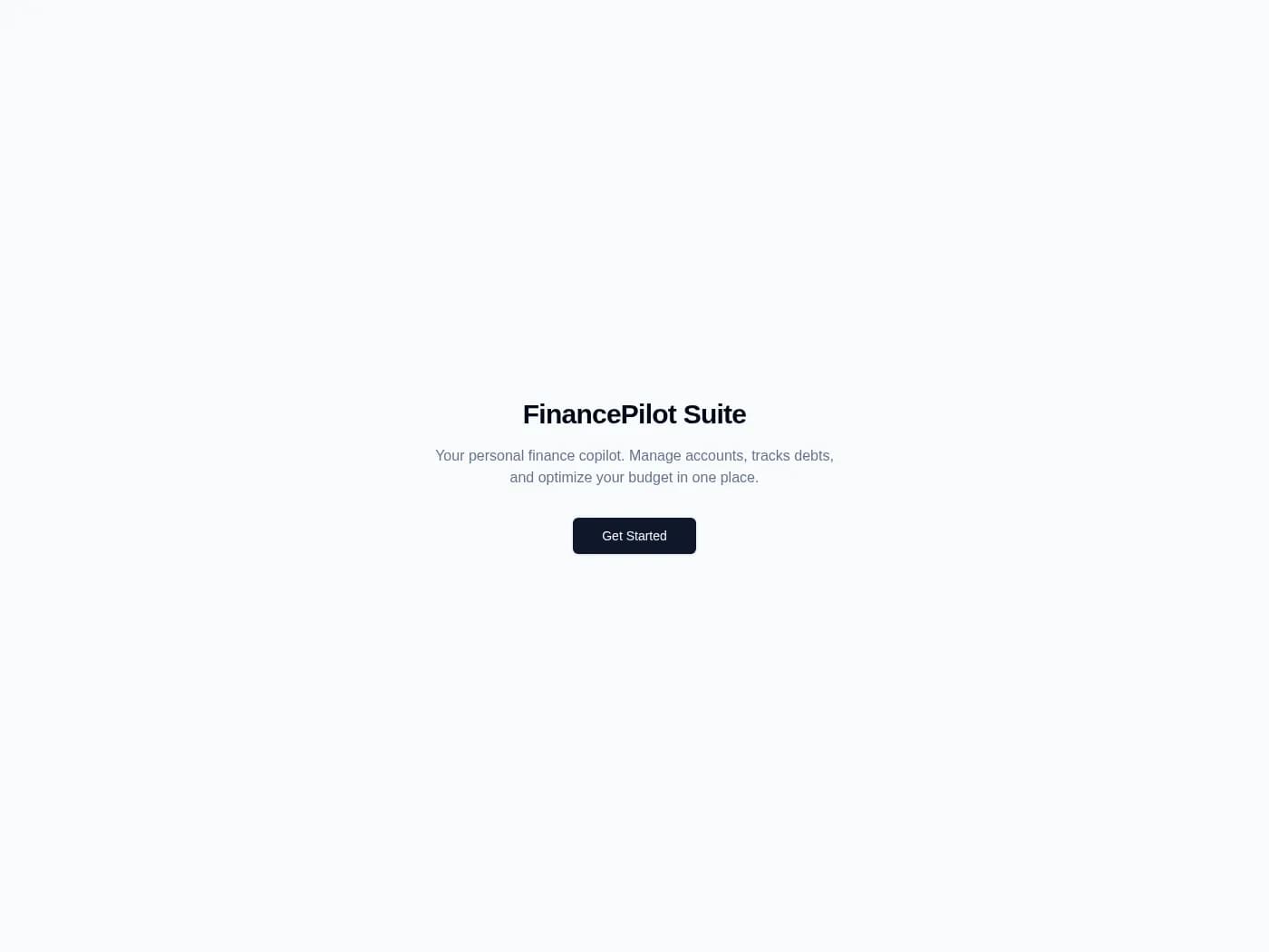 FinancePilot Suite