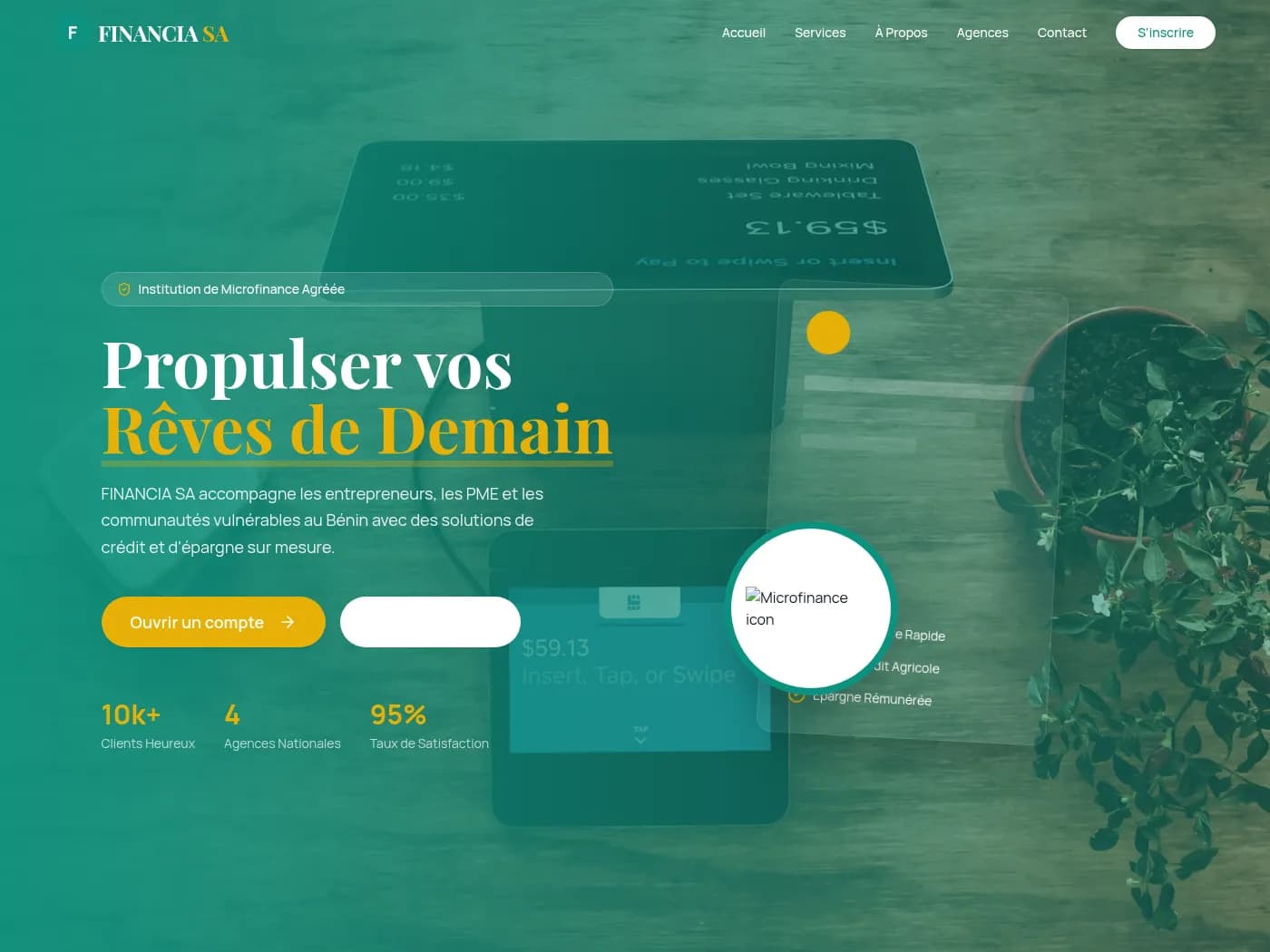 FINANCIA Microfinance Web
