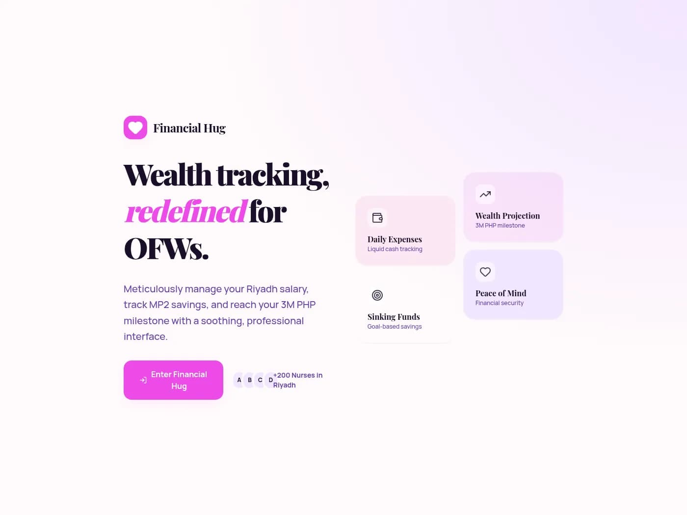 Financial Hug Wealth Tracker
