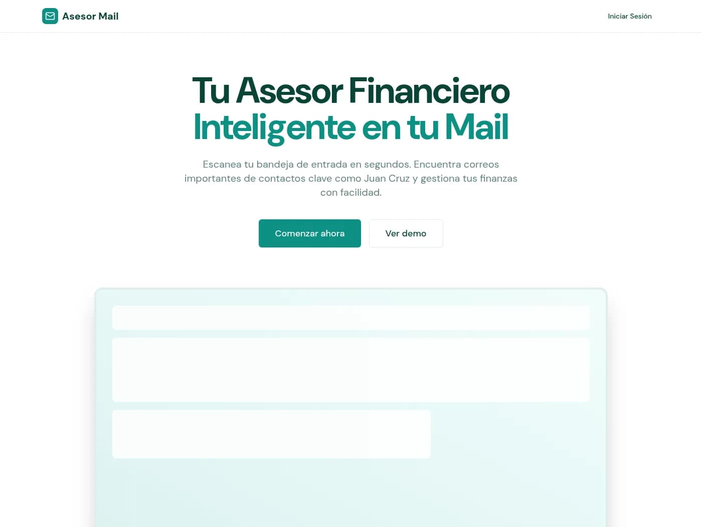 Correo Asesor Financiero