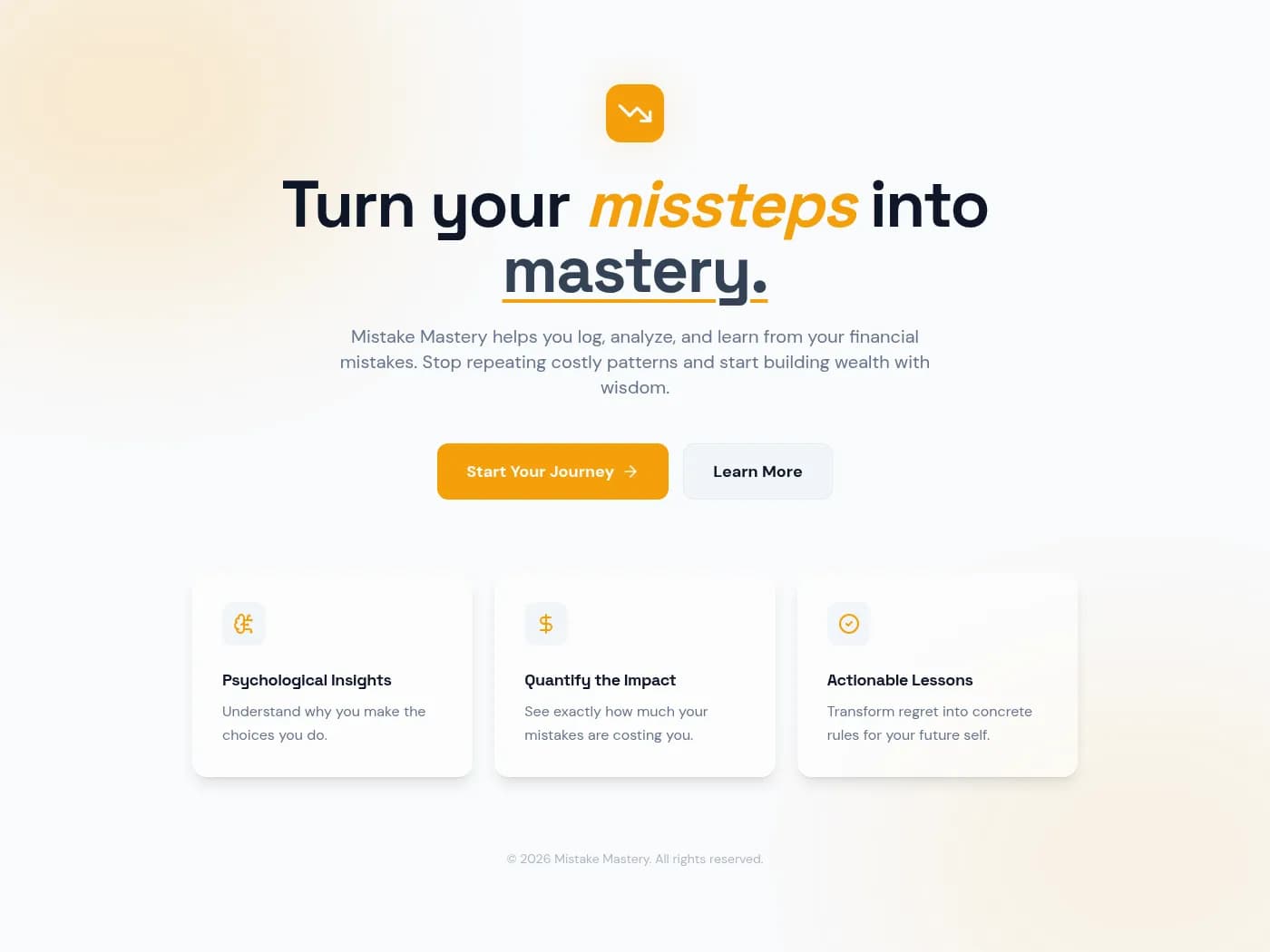 Financial Mistake Tracker