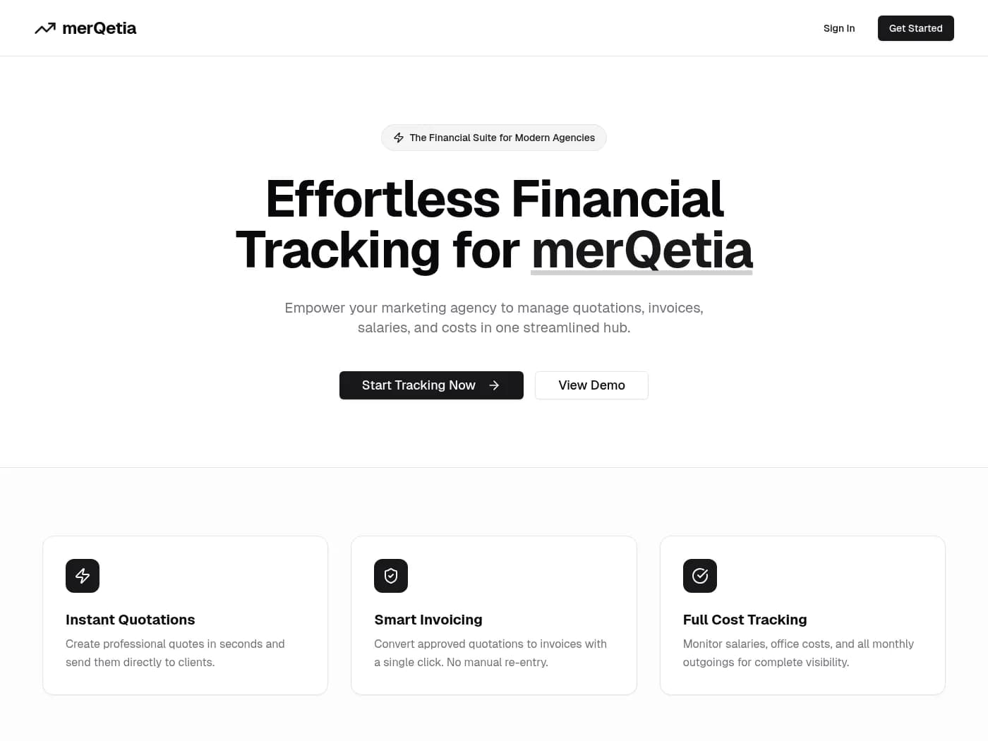 merQetia Finance Suite