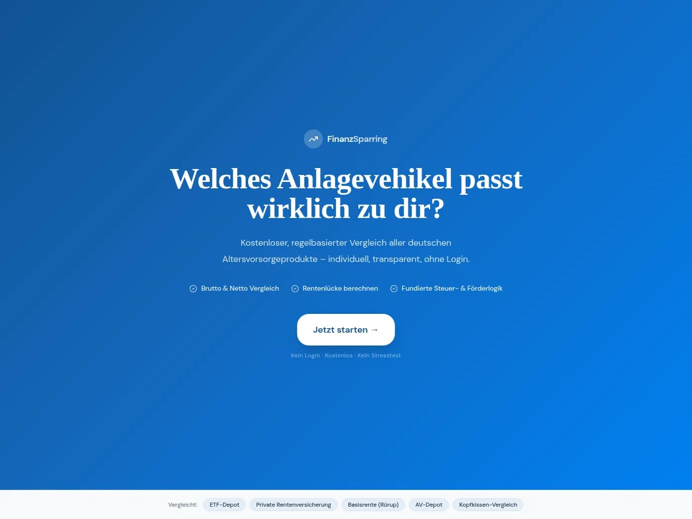 FinanzSparrings Web App