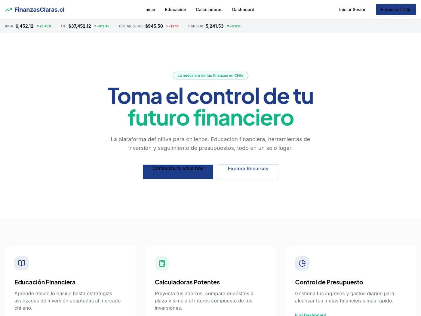 Finanzas Claras Hub