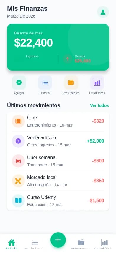 Mi Finanzas iOS
