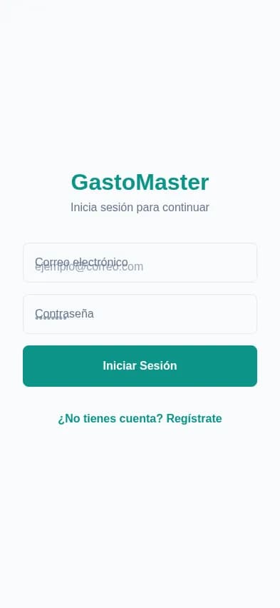 GastoMaster Móvil